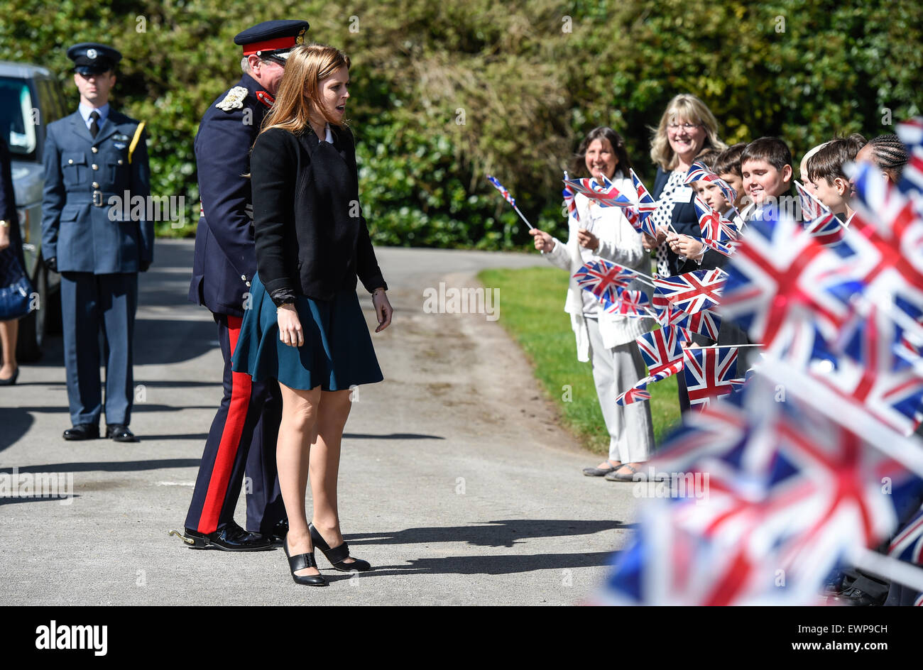 Princess Beatrice visits Maple Hayes dyslexia school in Lichfield to ...