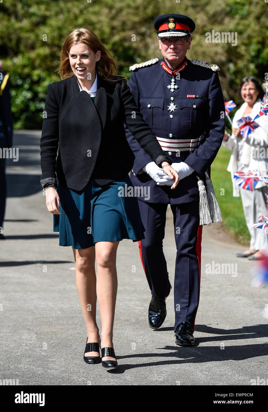Princess Beatrice visits Maple Hayes dyslexia school in Lichfield to ...