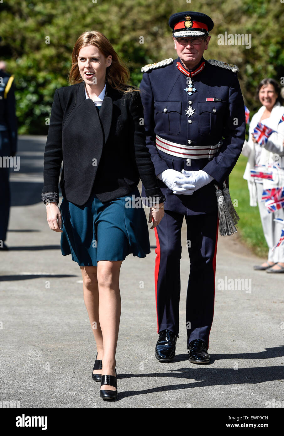 Princess Beatrice visits Maple Hayes dyslexia school in Lichfield to ...
