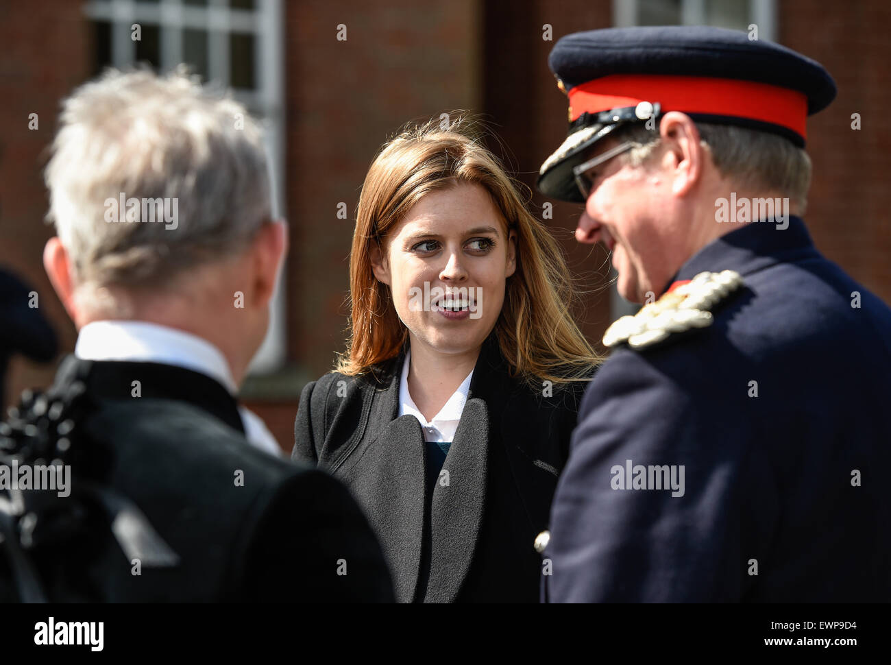Princess Beatrice visits Maple Hayes dyslexia school in Lichfield to ...