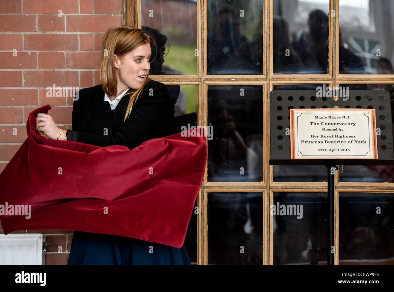 Princess Beatrice visits Maple Hayes dyslexia school in Lichfield to ...