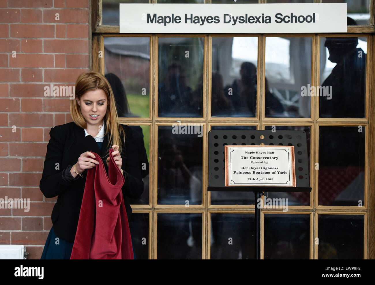 Princess Beatrice visits Maple Hayes dyslexia school in Lichfield to ...