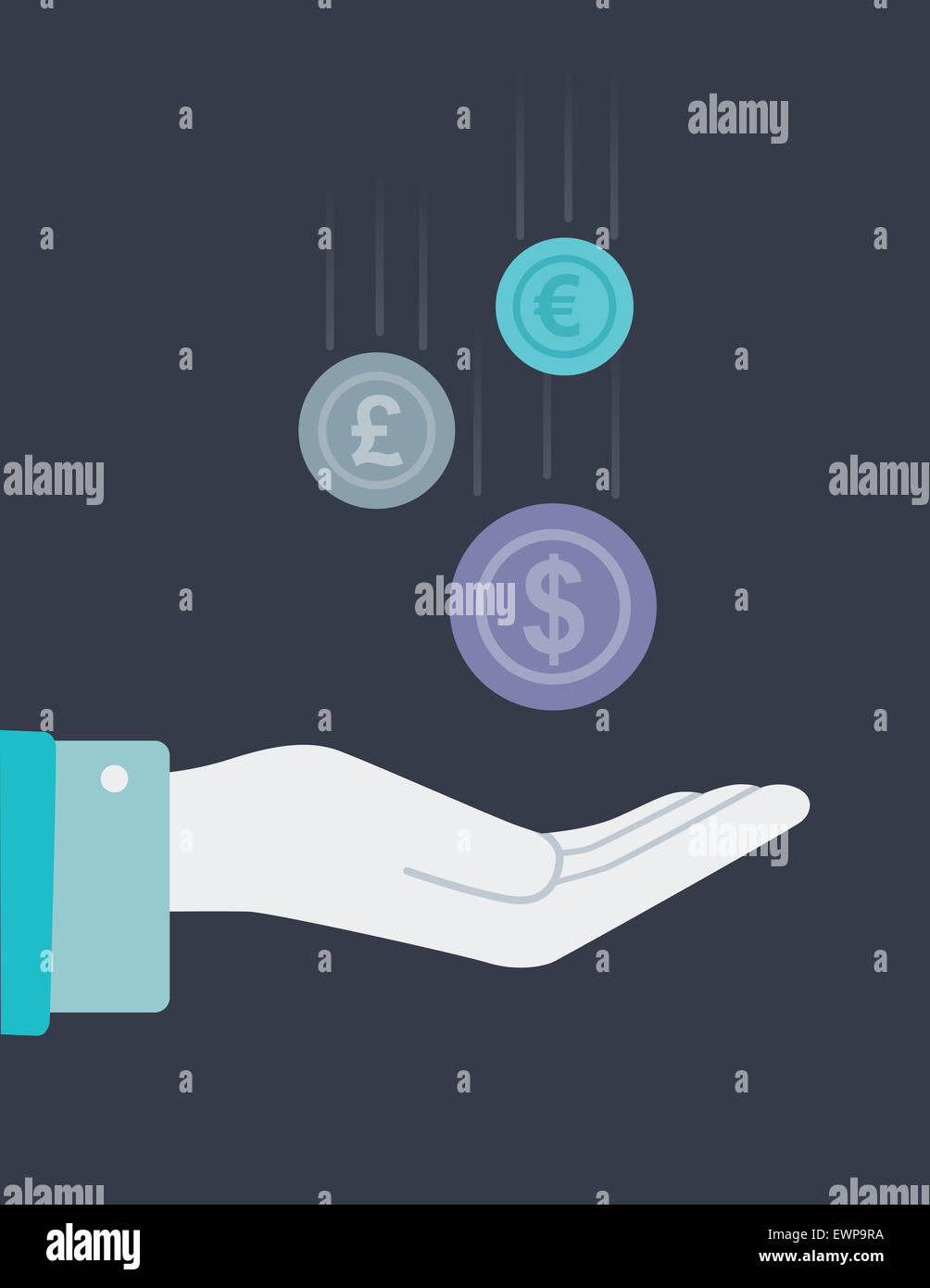 Receiving money sterling hi-res stock photography and images - Alamy