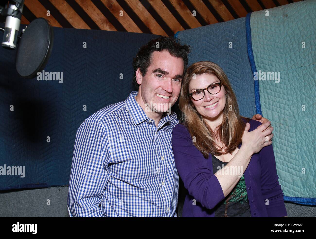 Recording session for 'Something Rotten' held at MSR Studios Featuring ...