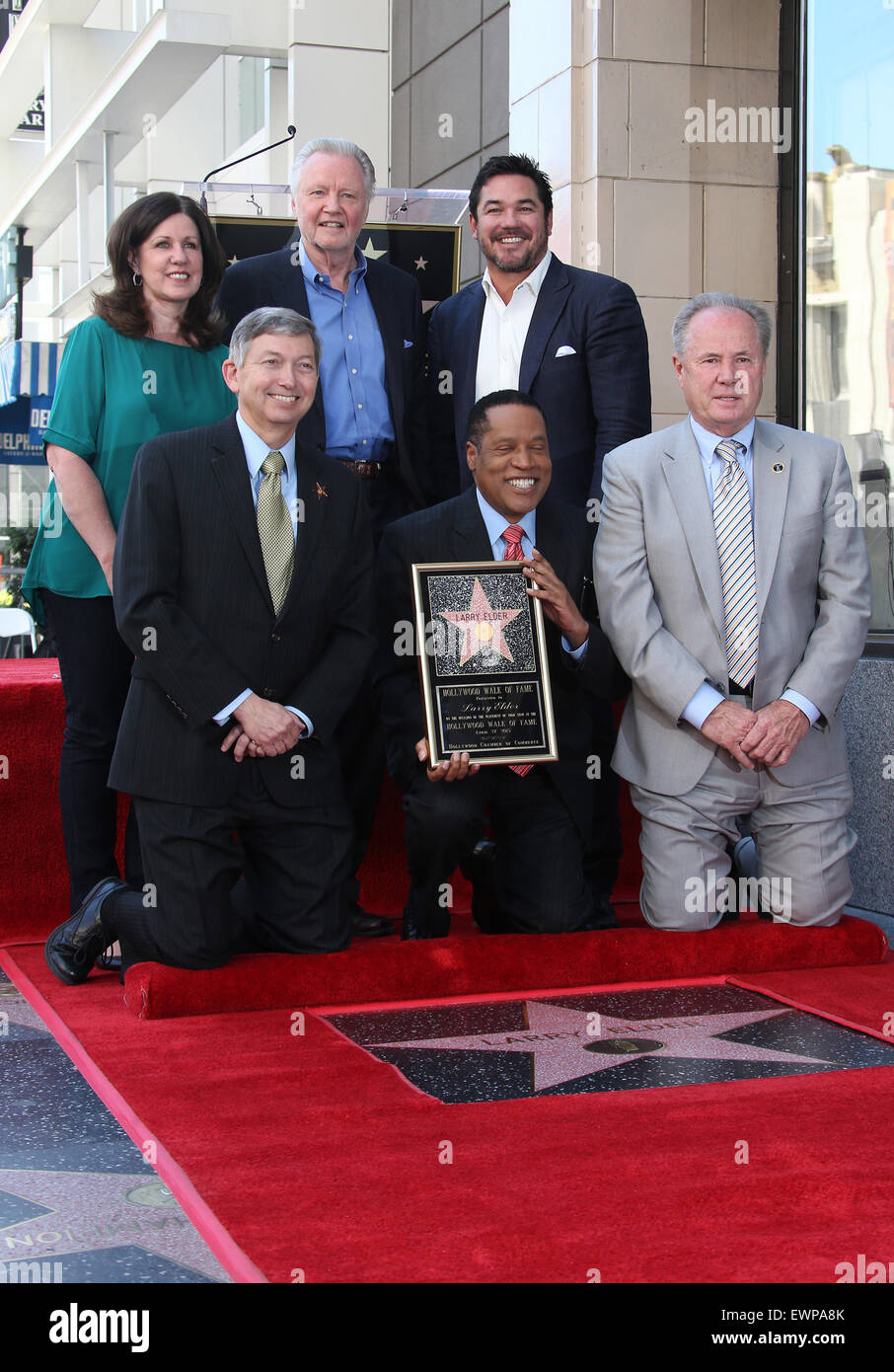 Larry Elder receives a star on the Hollywood Walk of Fame Featuring ...