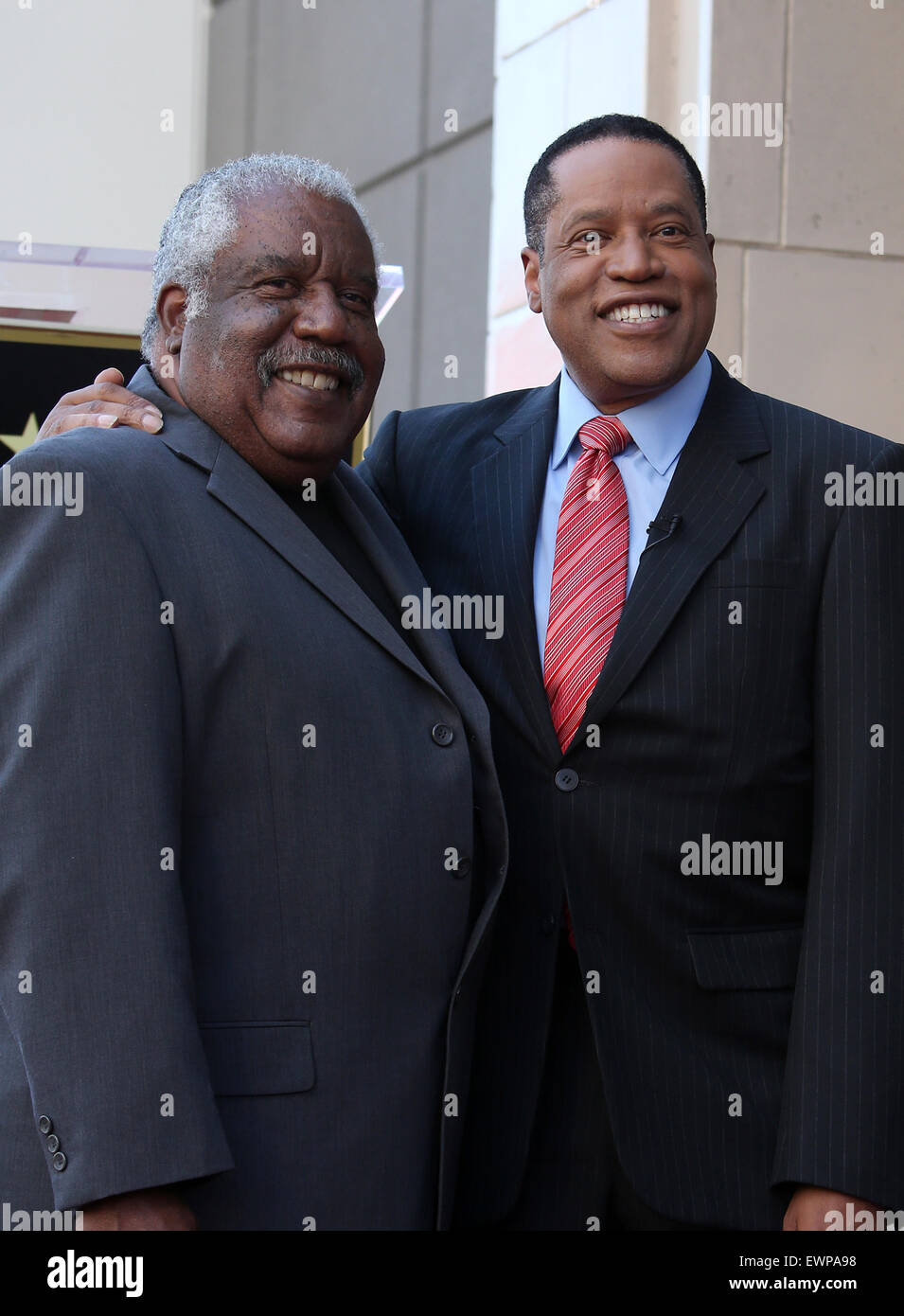Larry Elder receives a star on the Hollywood Walk of Fame Featuring ...