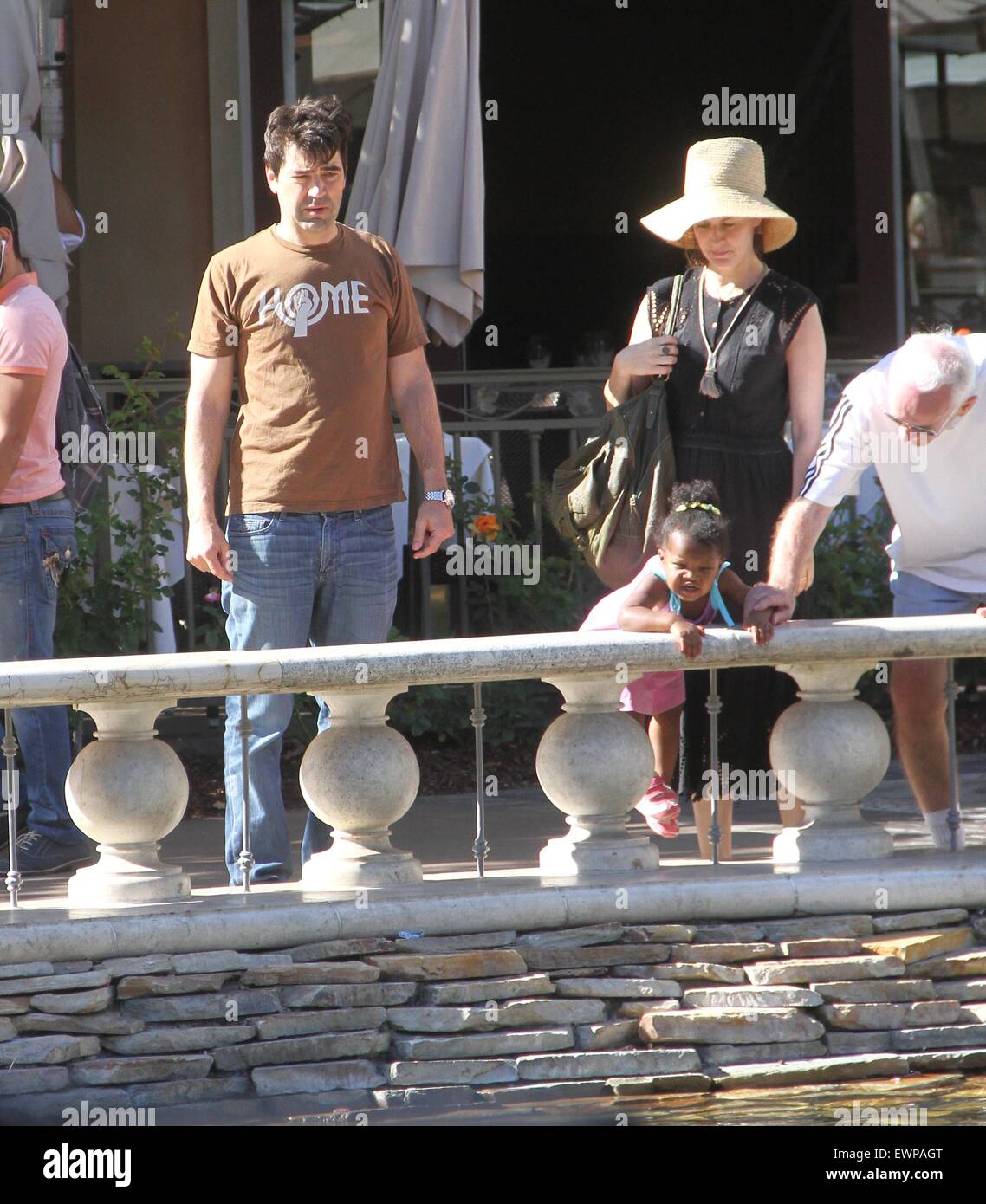 Ron Livingston takes his film actress wife Rosemarie DeWitt and their ...