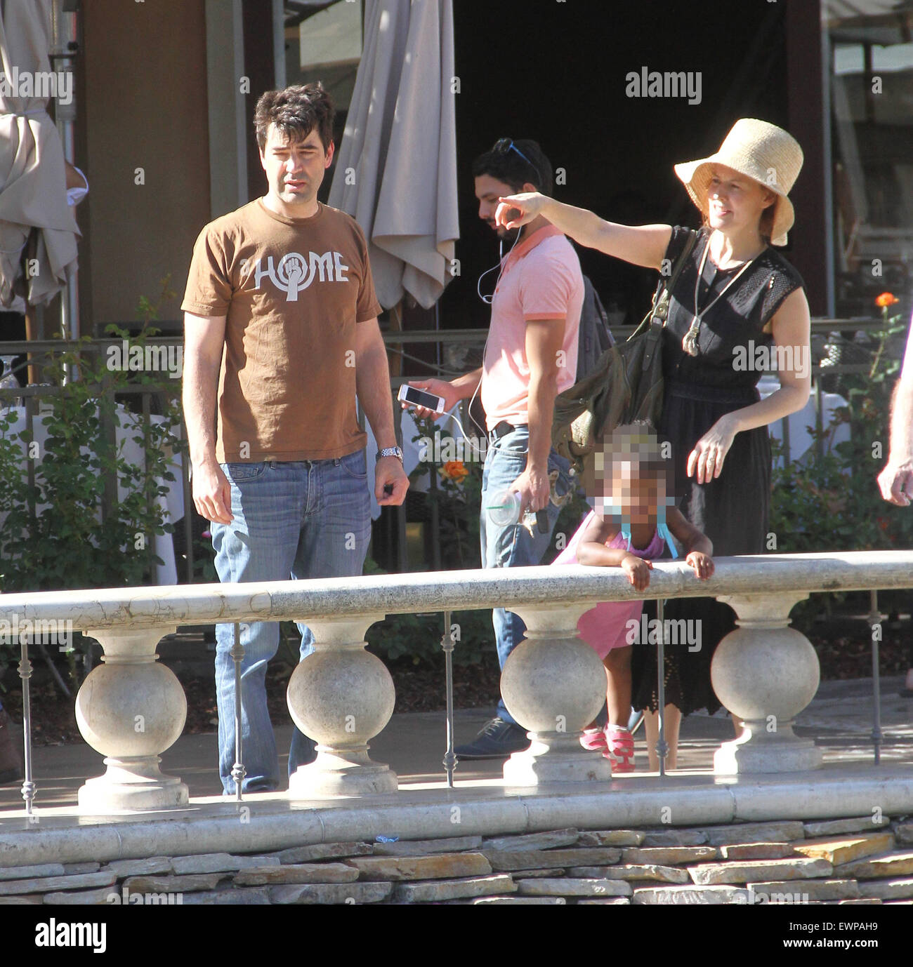 Ron Livingston takes his film actress wife Rosemarie DeWitt and their ...