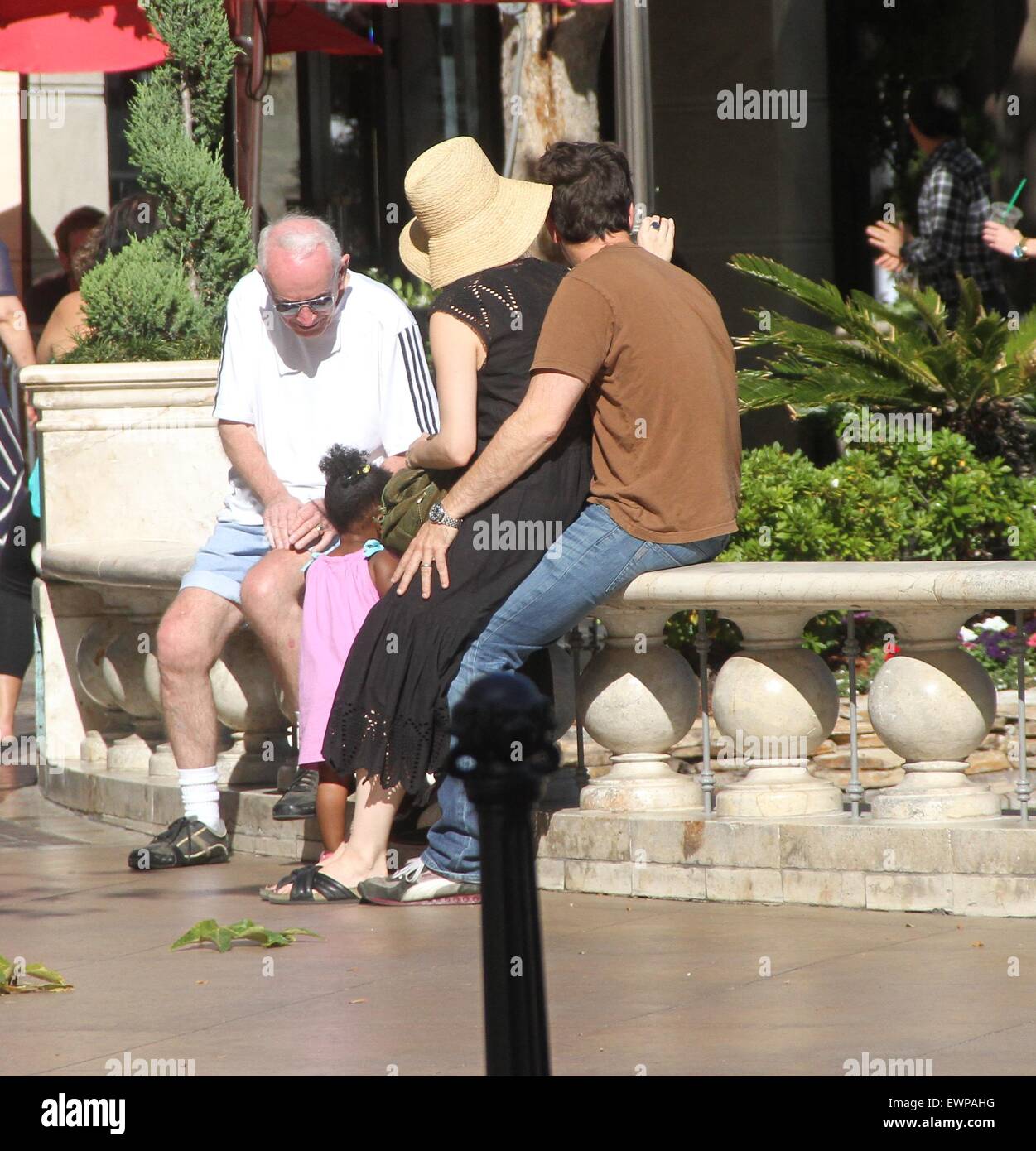 Ron Livingston takes his film actress wife Rosemarie DeWitt and their ...