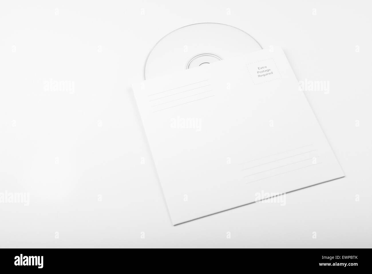 Blank Letter, Envelope, CD Stock Photo - Alamy