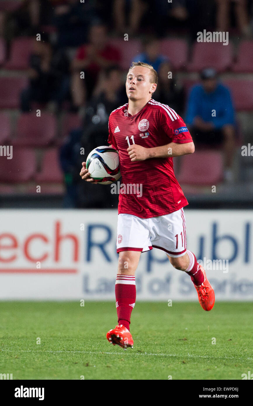 Prague, Czech Republic. 27th June, 2015. Uffe Bech (DEN) Football ...