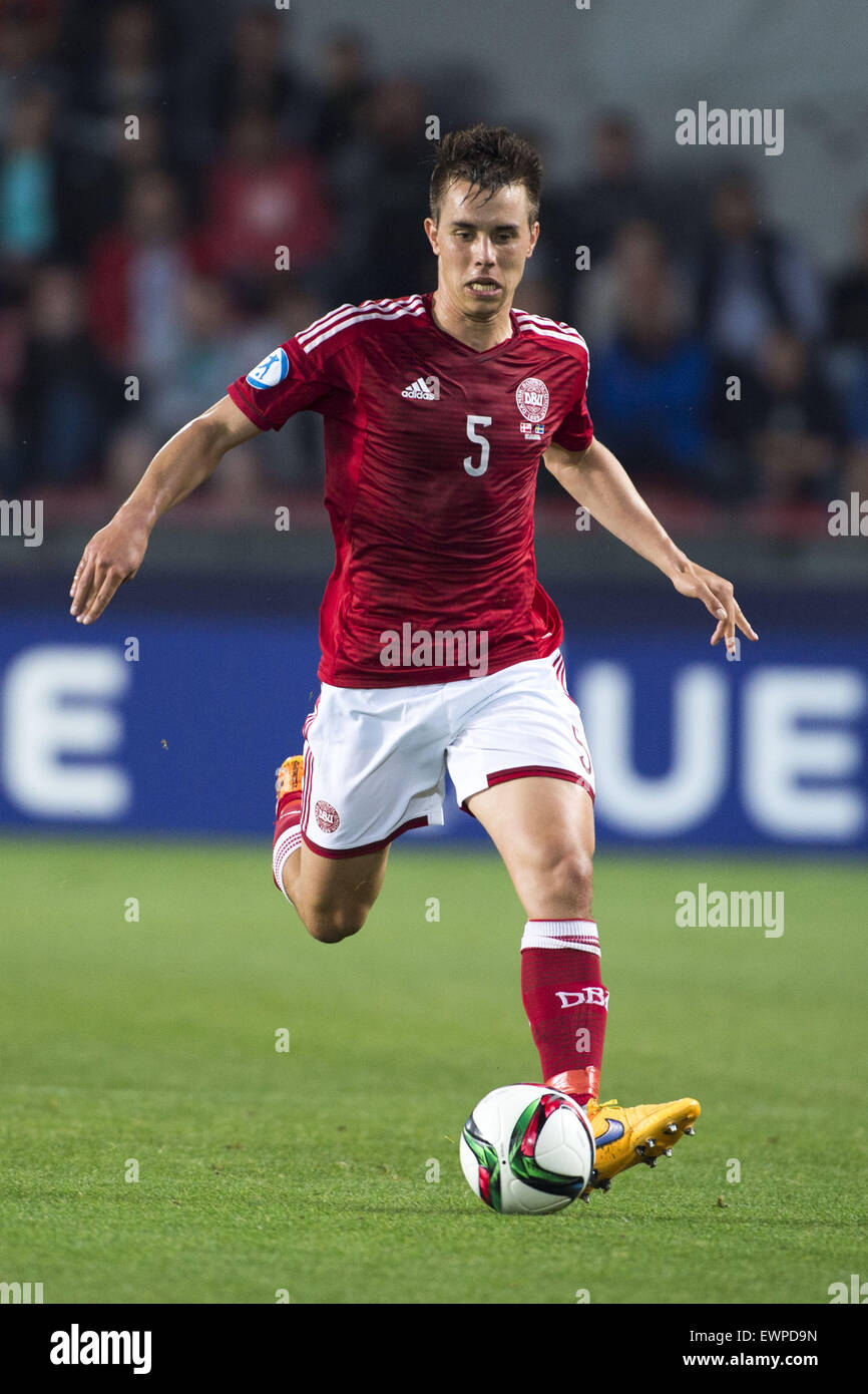 Jonas Knudsen (DEN), JUNE 27, 2015 - Football / Soccer : UEFA Under-21 ...
