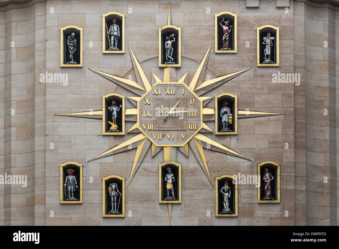 Brussels clock hi-res stock photography and images - Alamy