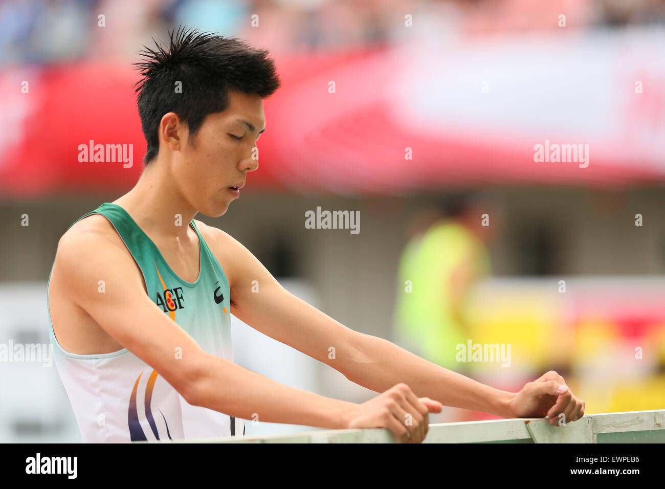 Denka Big Swan Stadium, Niigata, Japan. 27th June, 2015. Takashi Eto ...