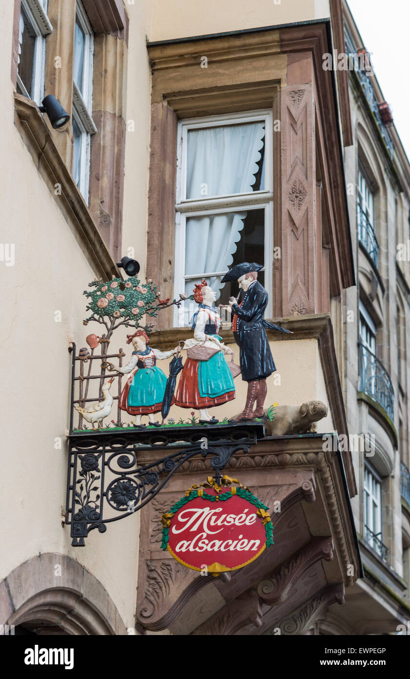 Alsace museum sign hi-res stock photography and images - Alamy