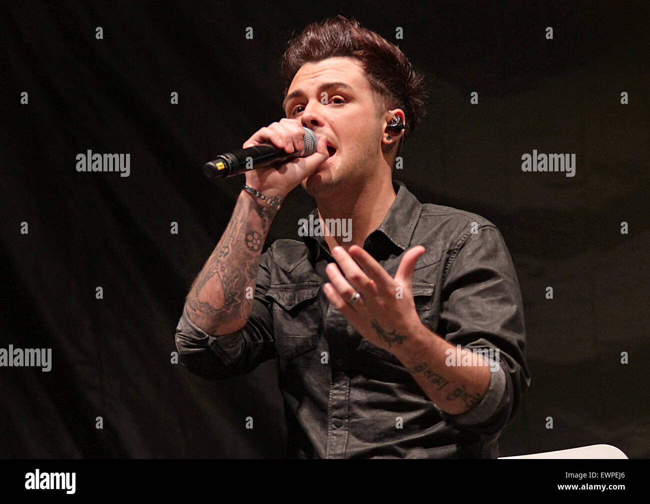 Union J performing live on stage at Liverpool Echo Arena Featuring ...