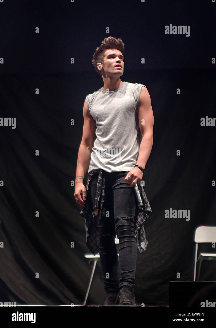 Union J performing live on stage at Liverpool Echo Arena Featuring ...