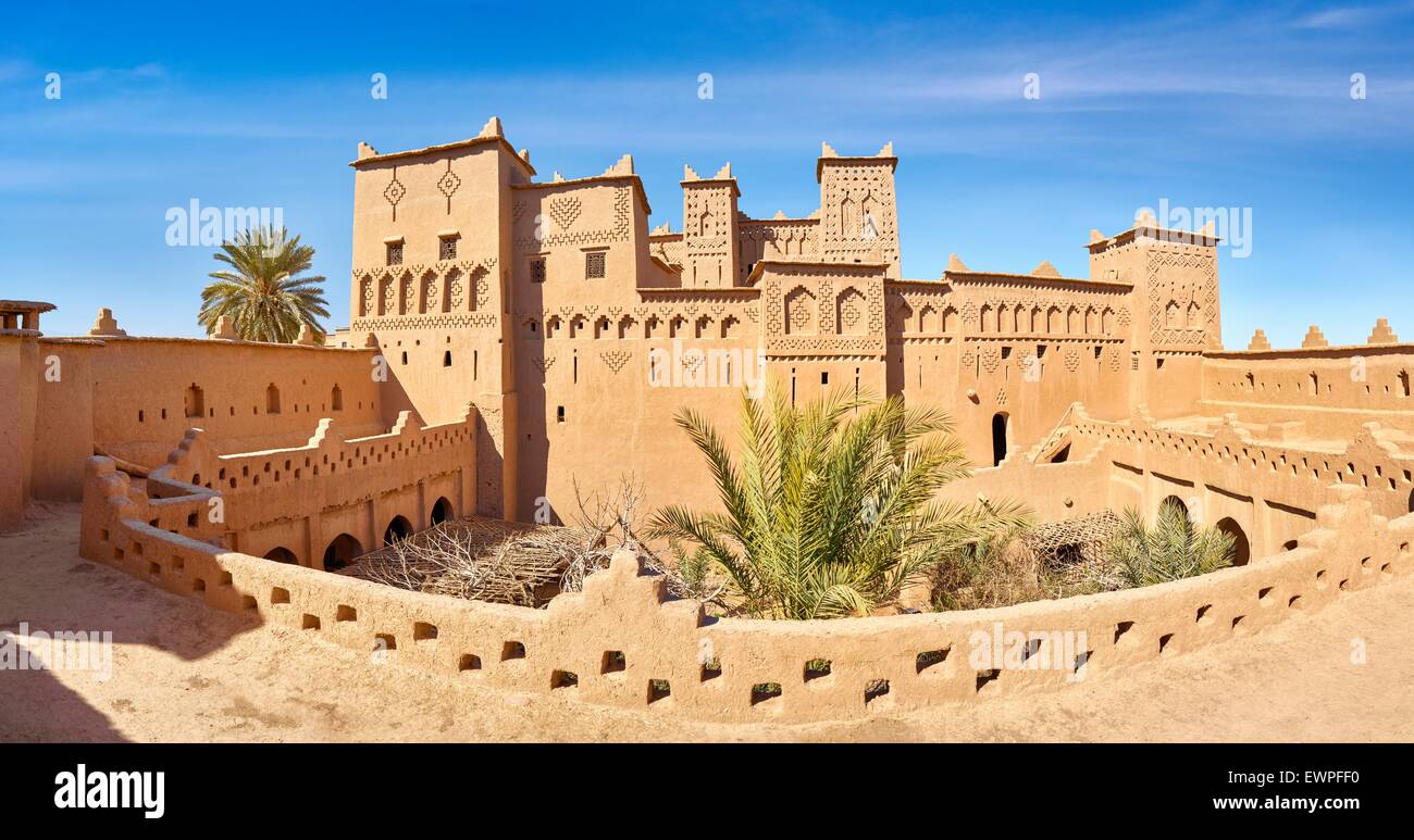 Kasbah Amahidil in Skoura oasis, Ouarzazate district. Morocco Stock ...