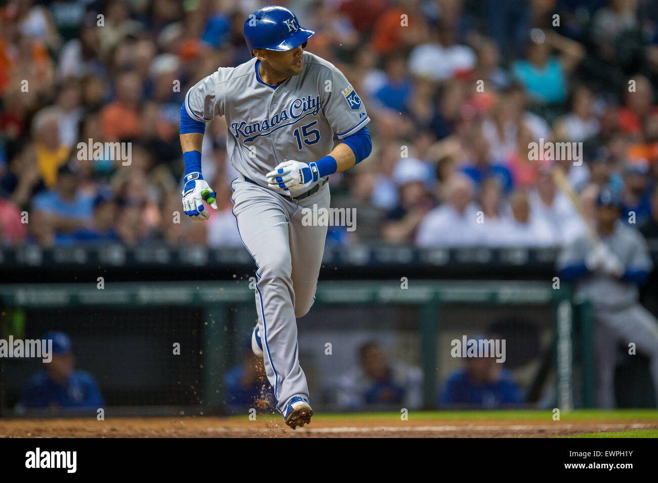 Houston, TX, USA. 29th June, 2015. Kansas City Royals right fielder ...