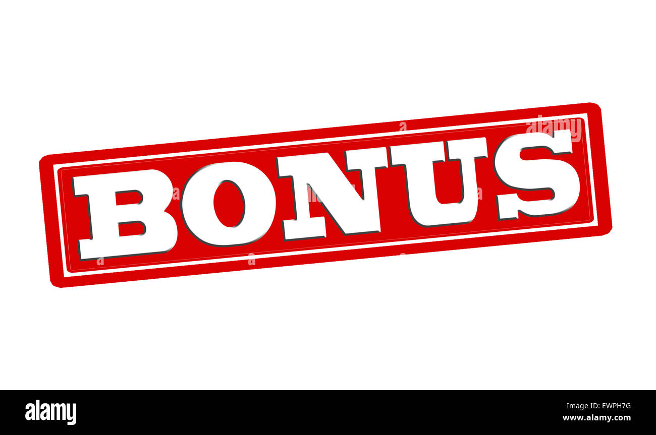Stamp word bonus inside illustration Cut Out Stock Images & Pictures ...
