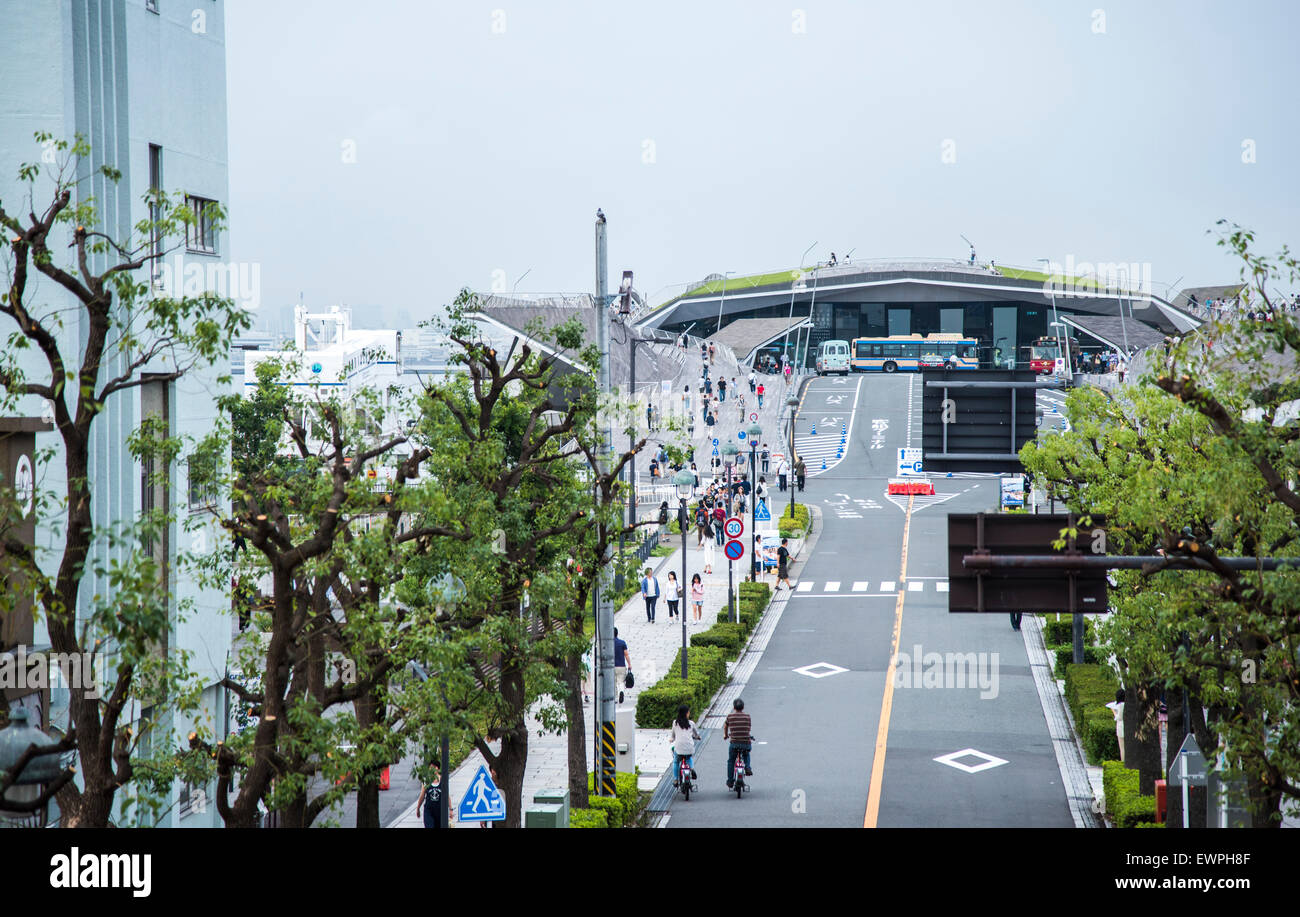 Osanbashi pier ,Yokohama,Kanagawa,Japan Stock Photo - Alamy