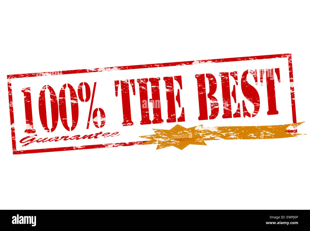 Rubber stamp with text the best guarantee inside, illustration Stock ...