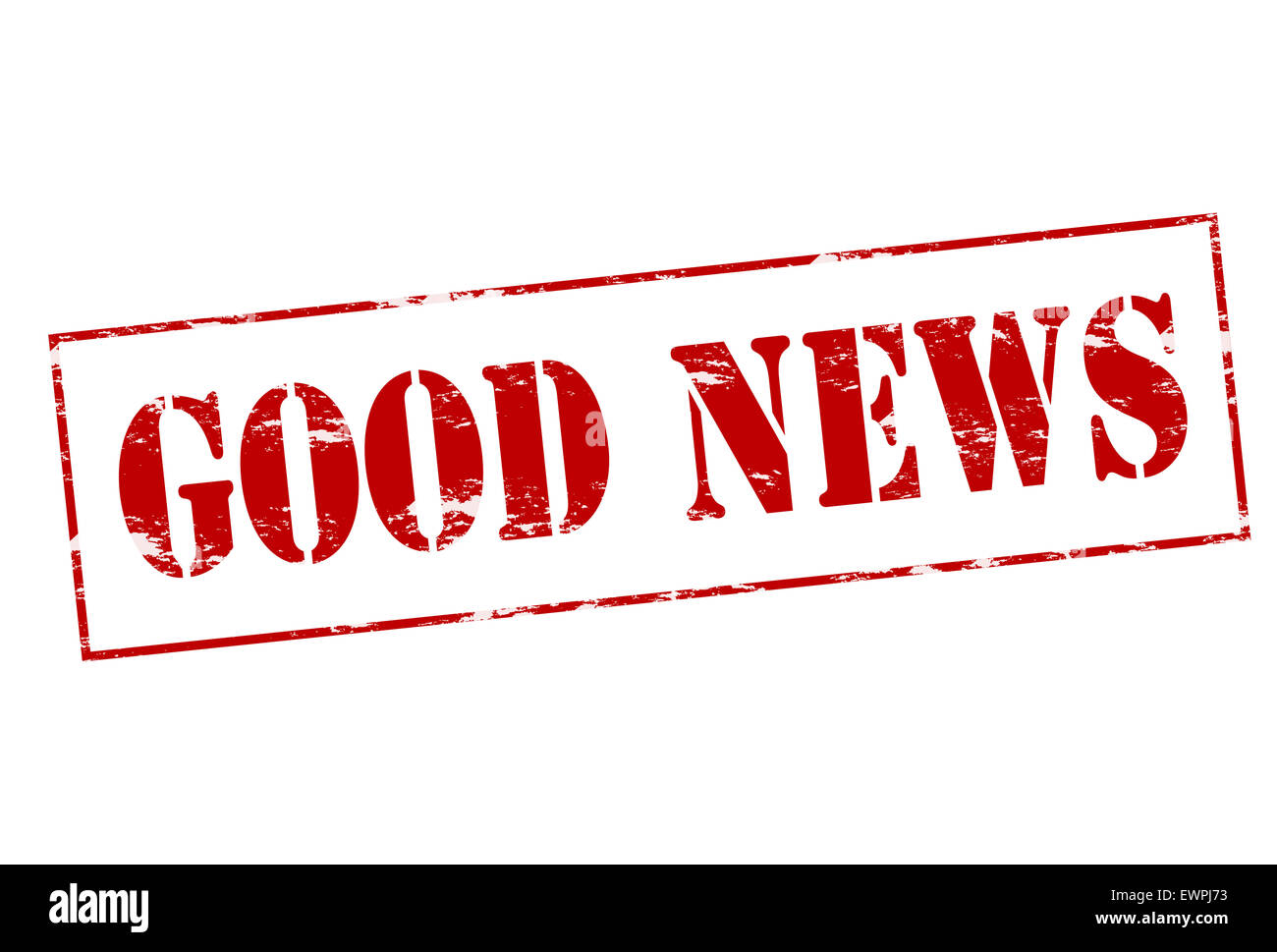 Rubber stamp with text good news inside, illustration Stock Photo - Alamy