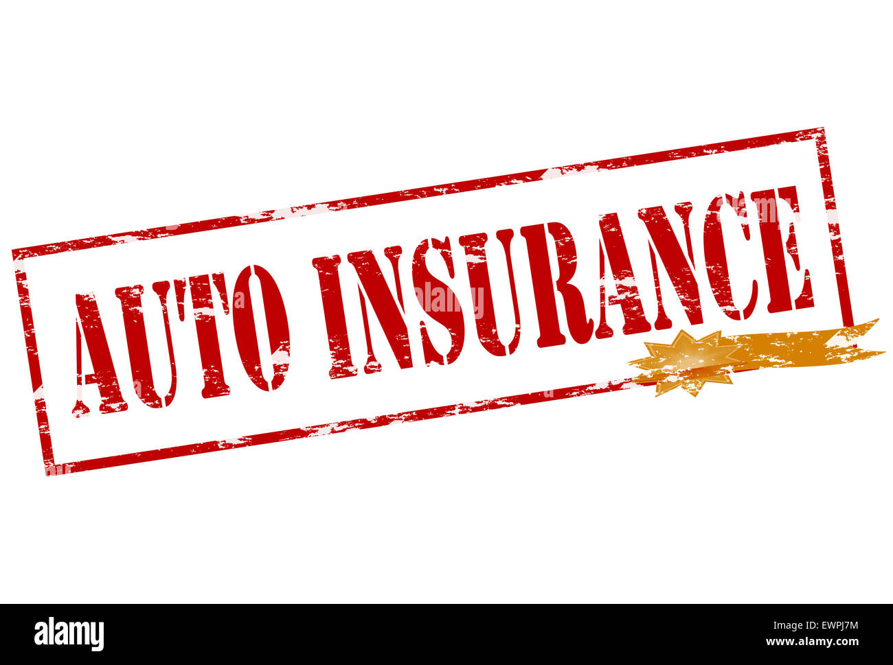 Rubber stamp with text auto insurance inside, illustration Stock Photo ...