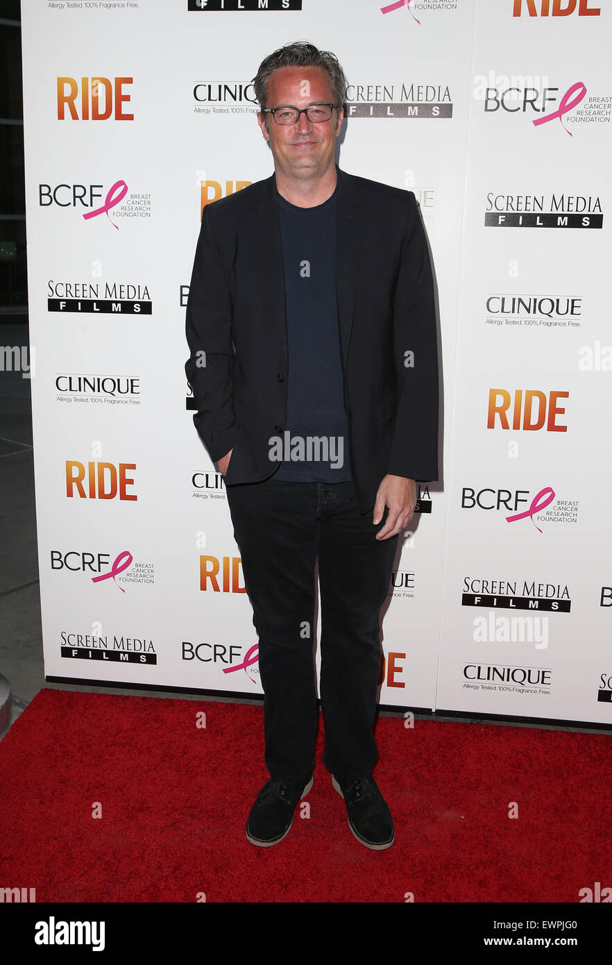 Ride Los Angeles Premiere Featuring: Matthew Perry Where: Hollywood ...