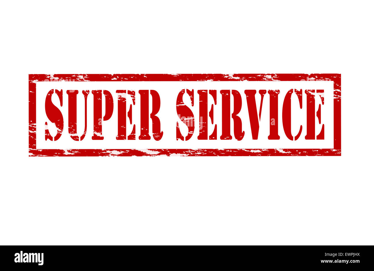 Super service rubber stamp hi-res stock photography and images - Alamy