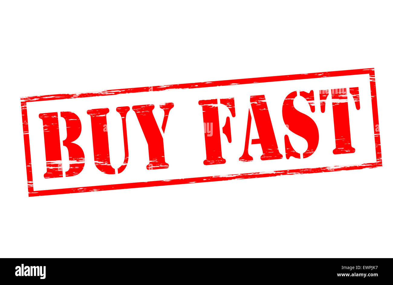 Rubber stamp with text buy fast inside, illustration Stock Photo - Alamy