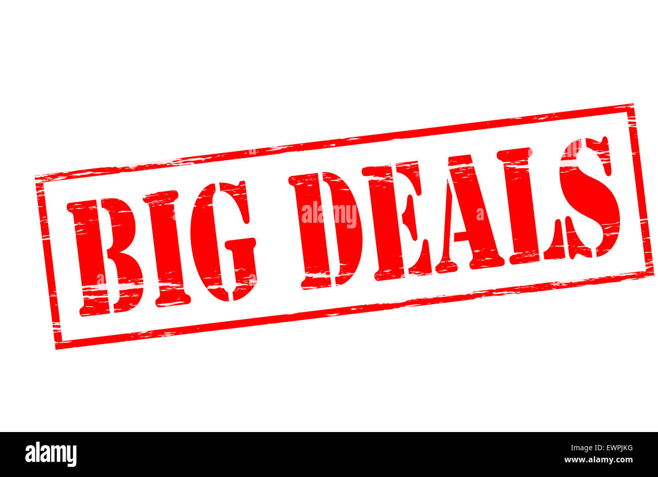 Rubber stamp with text big deals inside, illustration Stock Photo - Alamy