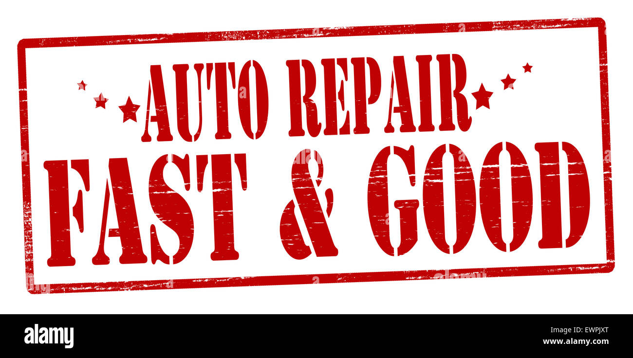Rubber stamp with text auto repair inside, illustration Stock Photo - Alamy