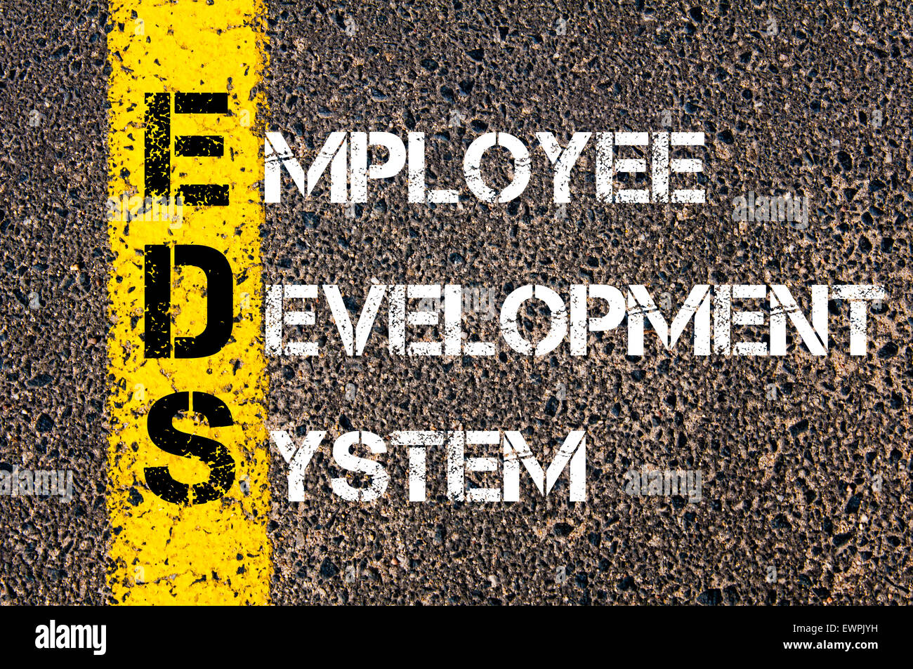 Concept image of Business Acronym EDS as Employee Development System ...