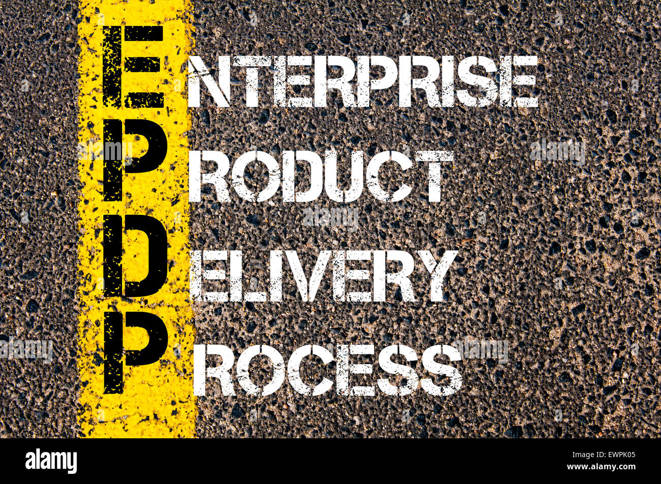 Concept image of Business Acronym EPDP as Enterprise Product Delivery ...