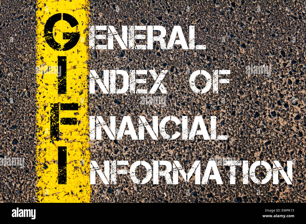 General index of financial information hi-res stock photography and ...