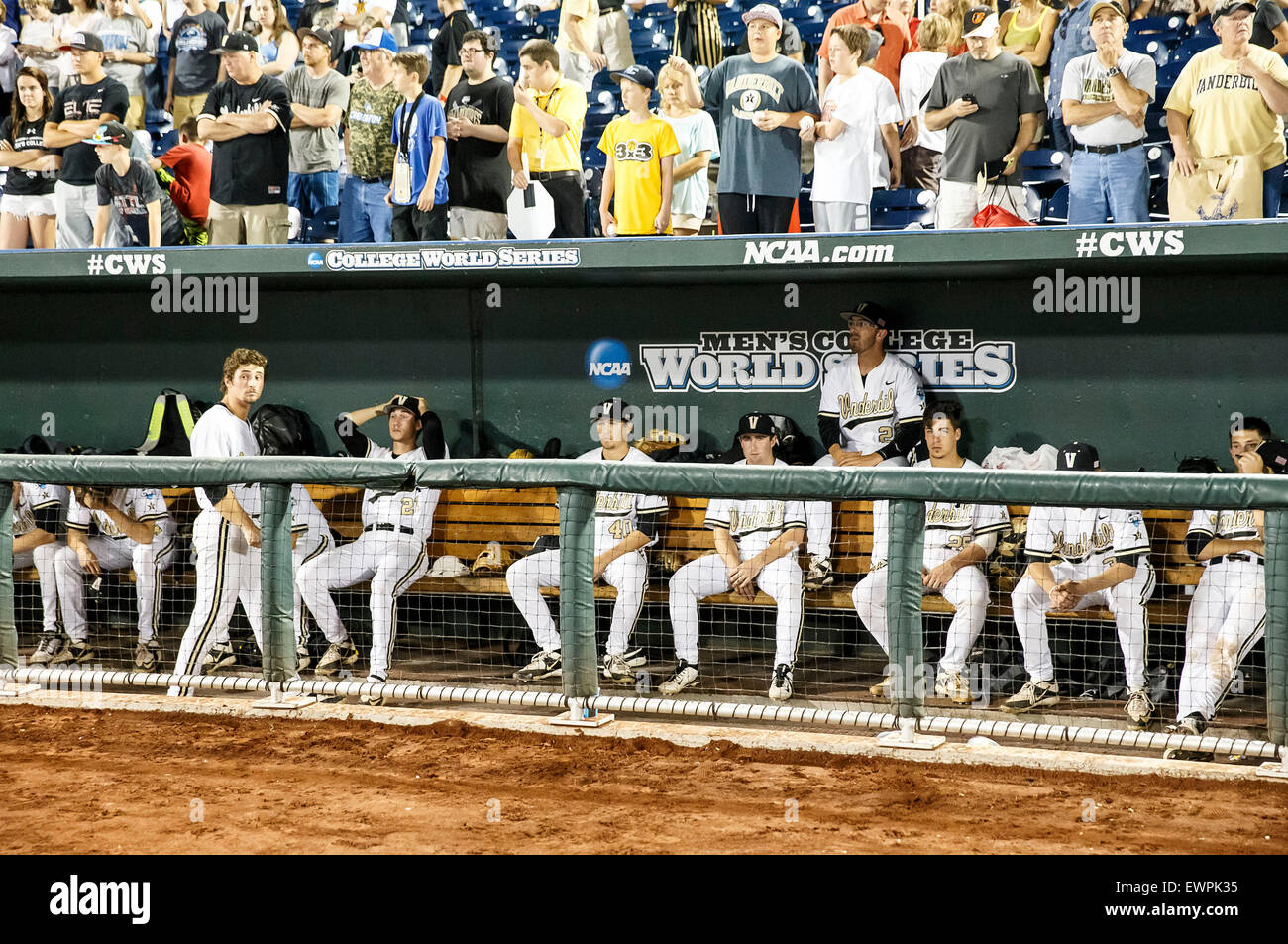 College world series celebration hi-res stock photography and images ...