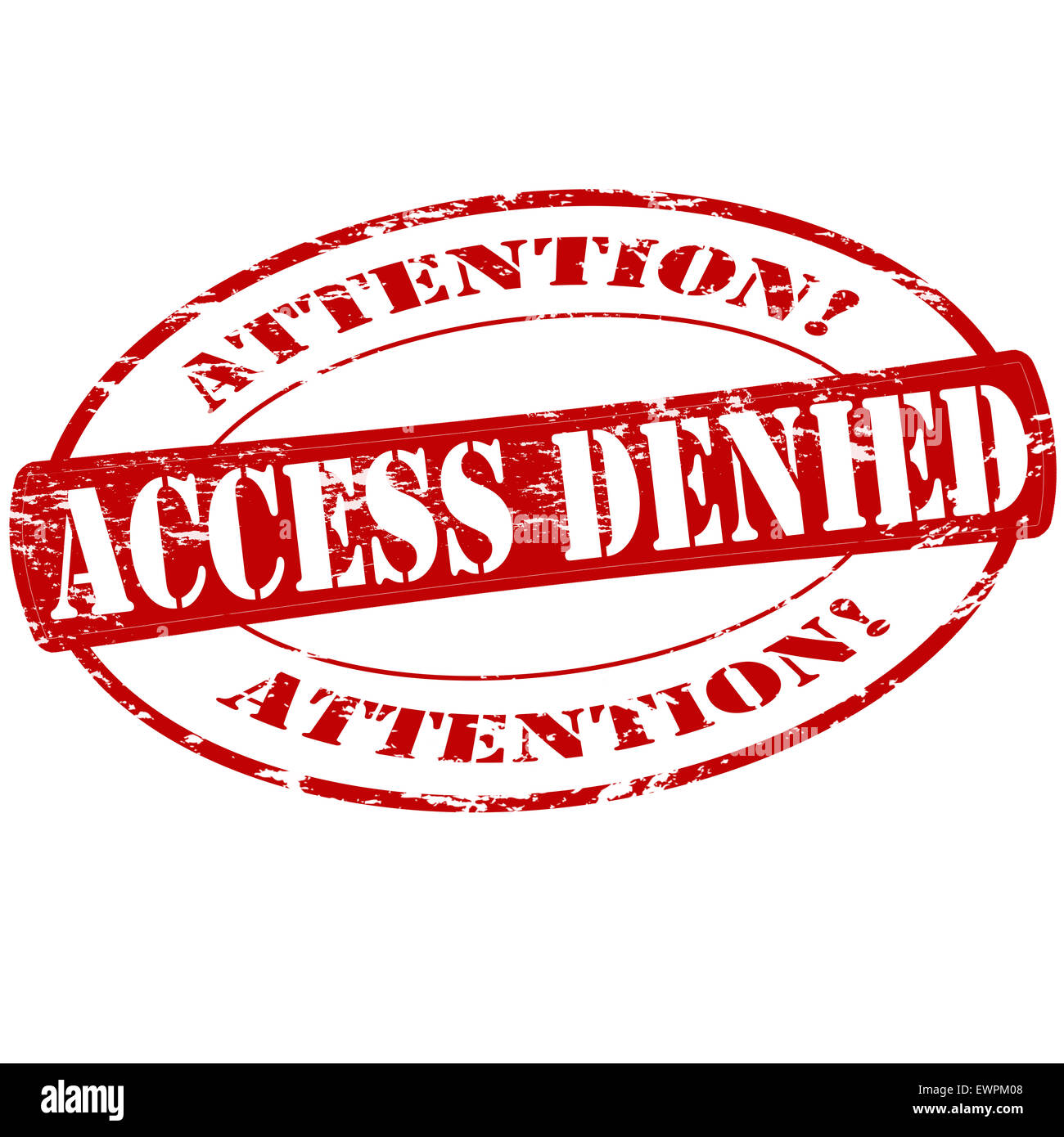 Rubber stamp with text access denied inside, illustration Stock Photo ...
