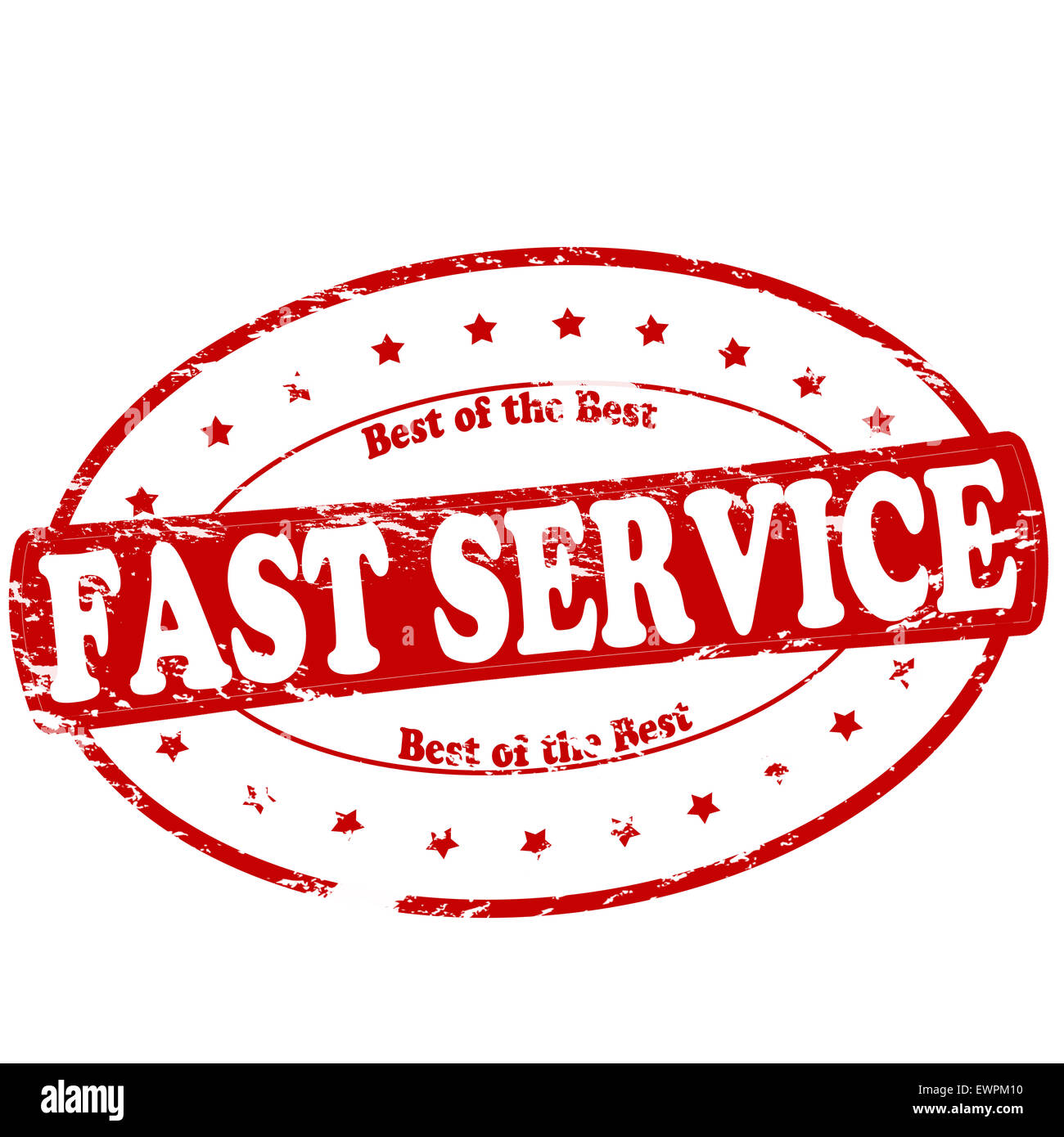 Rubber stamp with text fast service inside, illustration Stock Photo ...