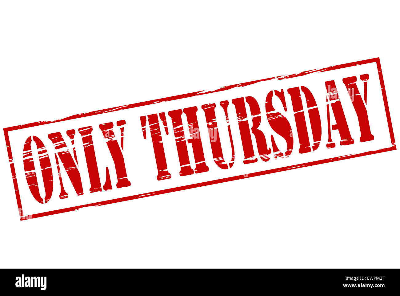 Thursday stamp hi-res stock photography and images - Alamy