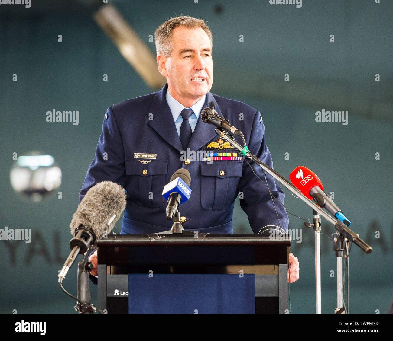 Sydney, Australia. 30th June, 2015. Chief of Air Force, Air Marshal ...