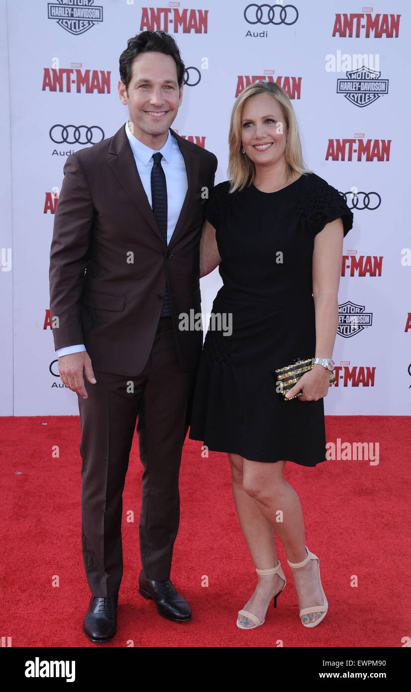 Los Angeles, CA, USA. 29th June, 2015. Paul Rudd at arrivals for ANT ...