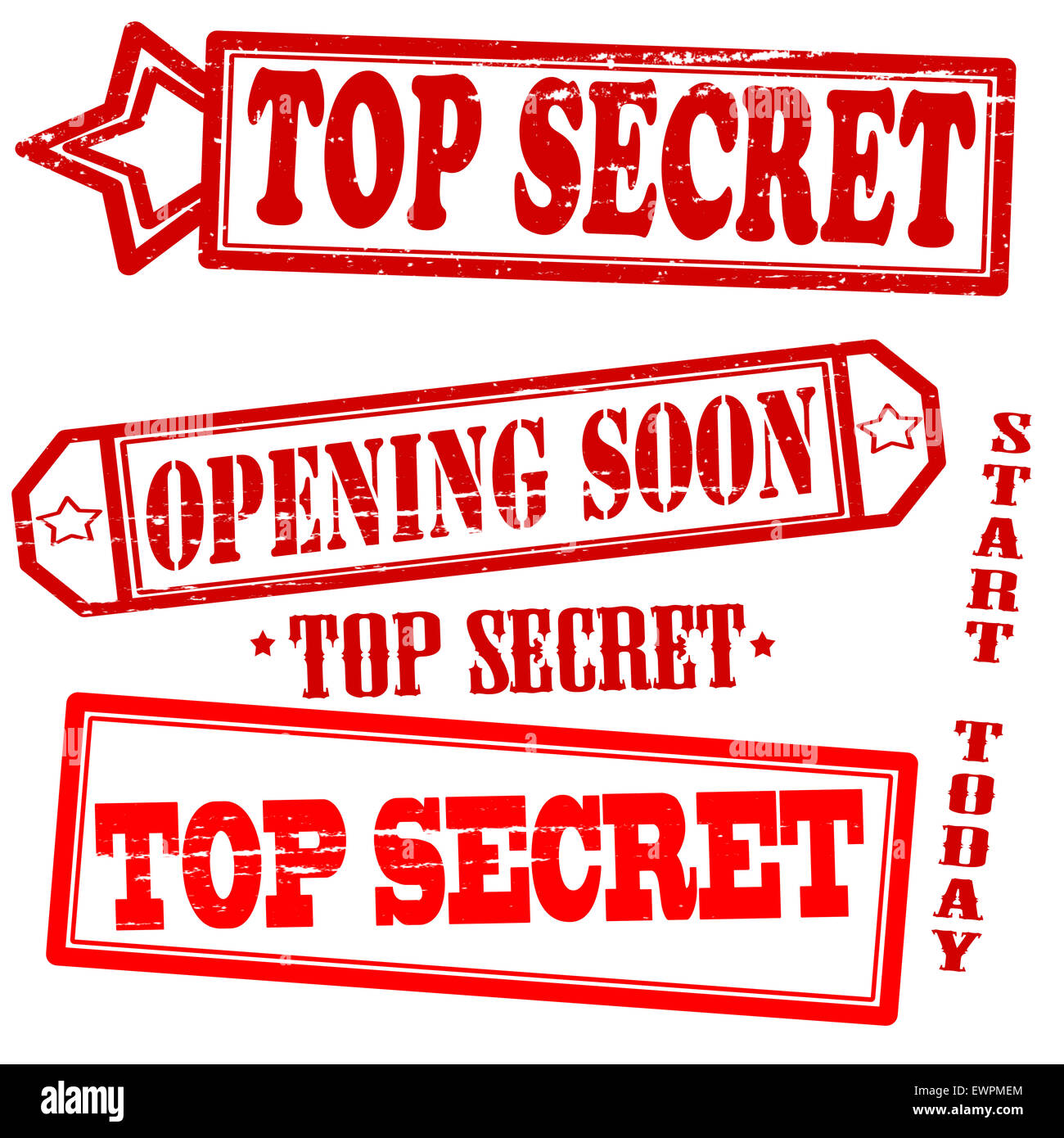 Set top secret stamp hi-res stock photography and images - Alamy