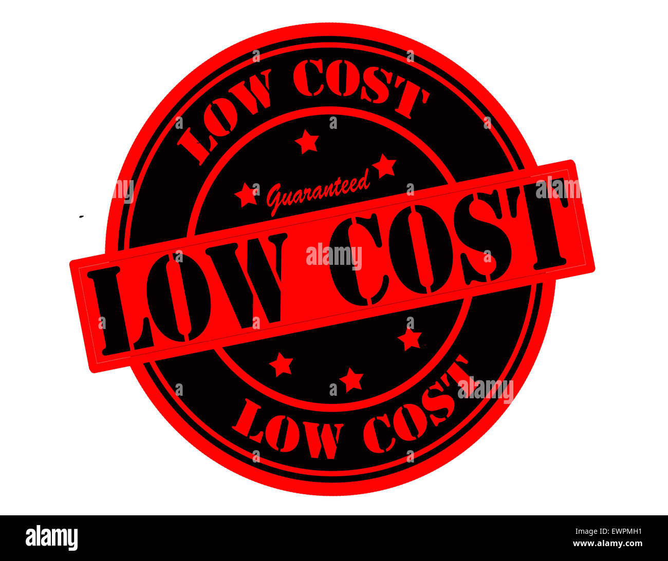 Stamp with text low cost inside hi-res stock photography and images - Alamy