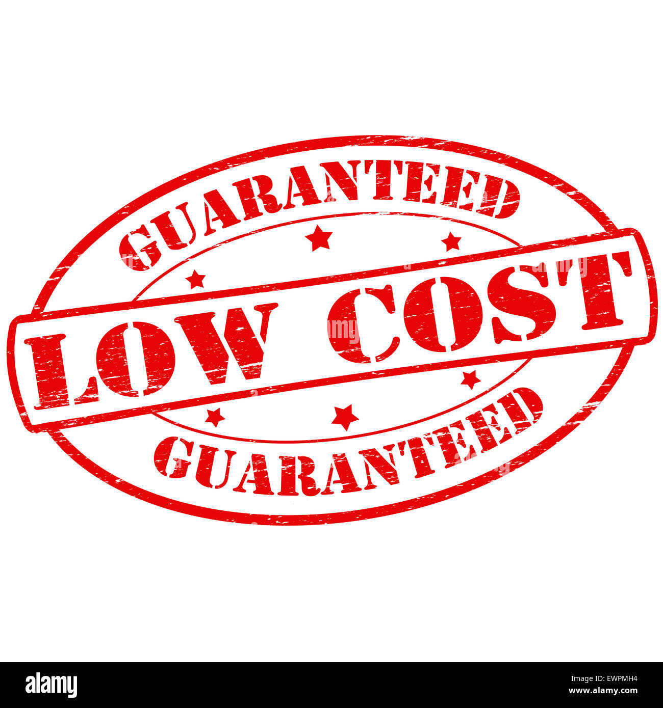Stamp with text low cost inside, illustration Stock Photo - Alamy