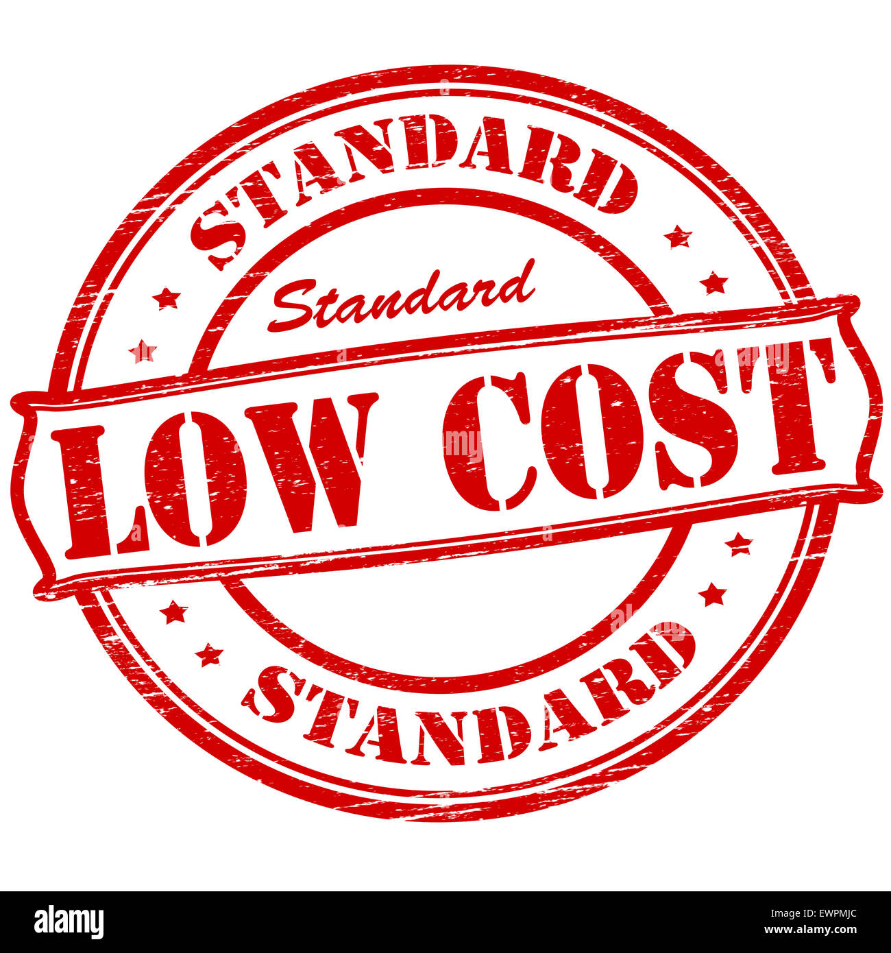 Stamp with word standard inside, illustration Stock Photo - Alamy