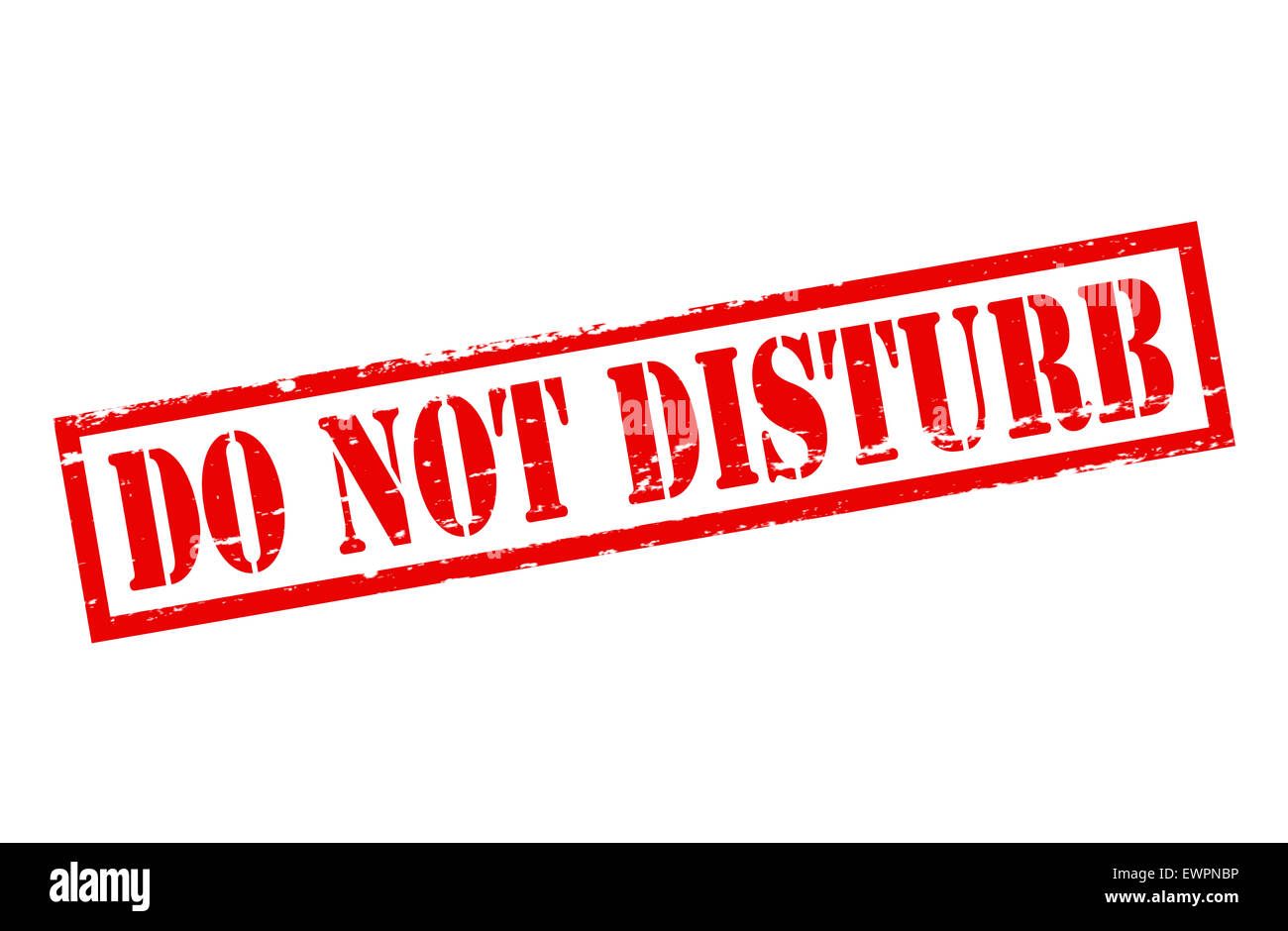 Rubber stamp with text do not disturb inside, illustration Stock Photo ...