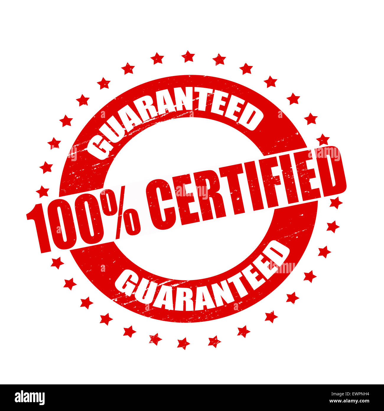 Hundred percent certified Cut Out Stock Images & Pictures - Alamy