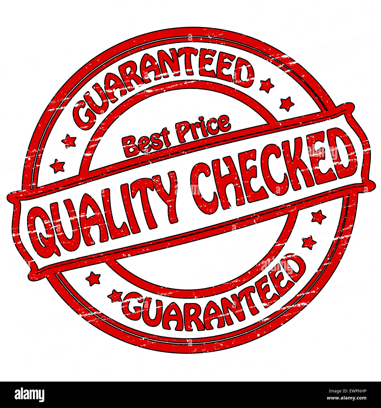 Rubber stamp with text quality checked inside, illustration Stock Photo ...