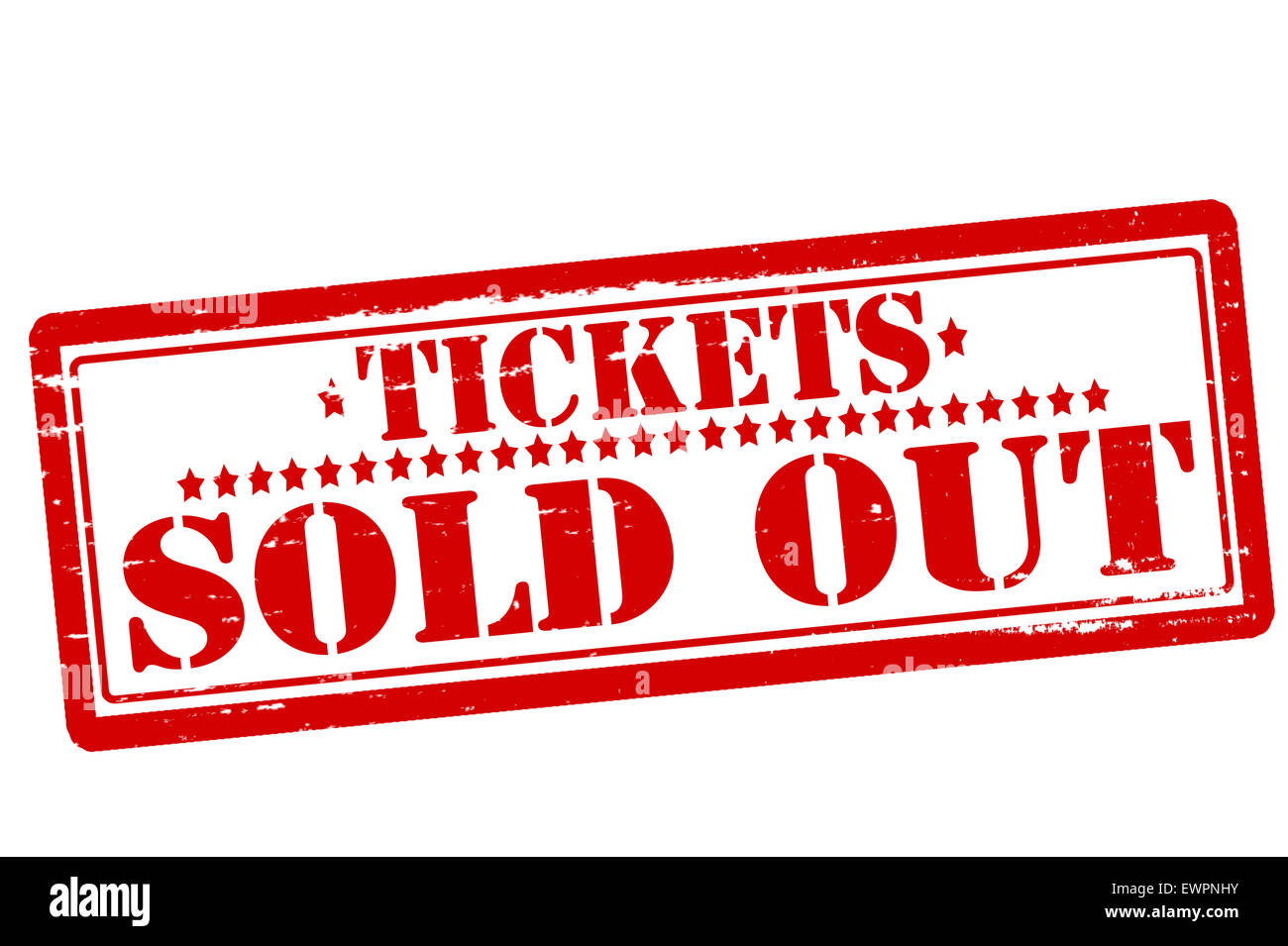 Rubber stamp with text tickets sold out inside, illustration Stock ...